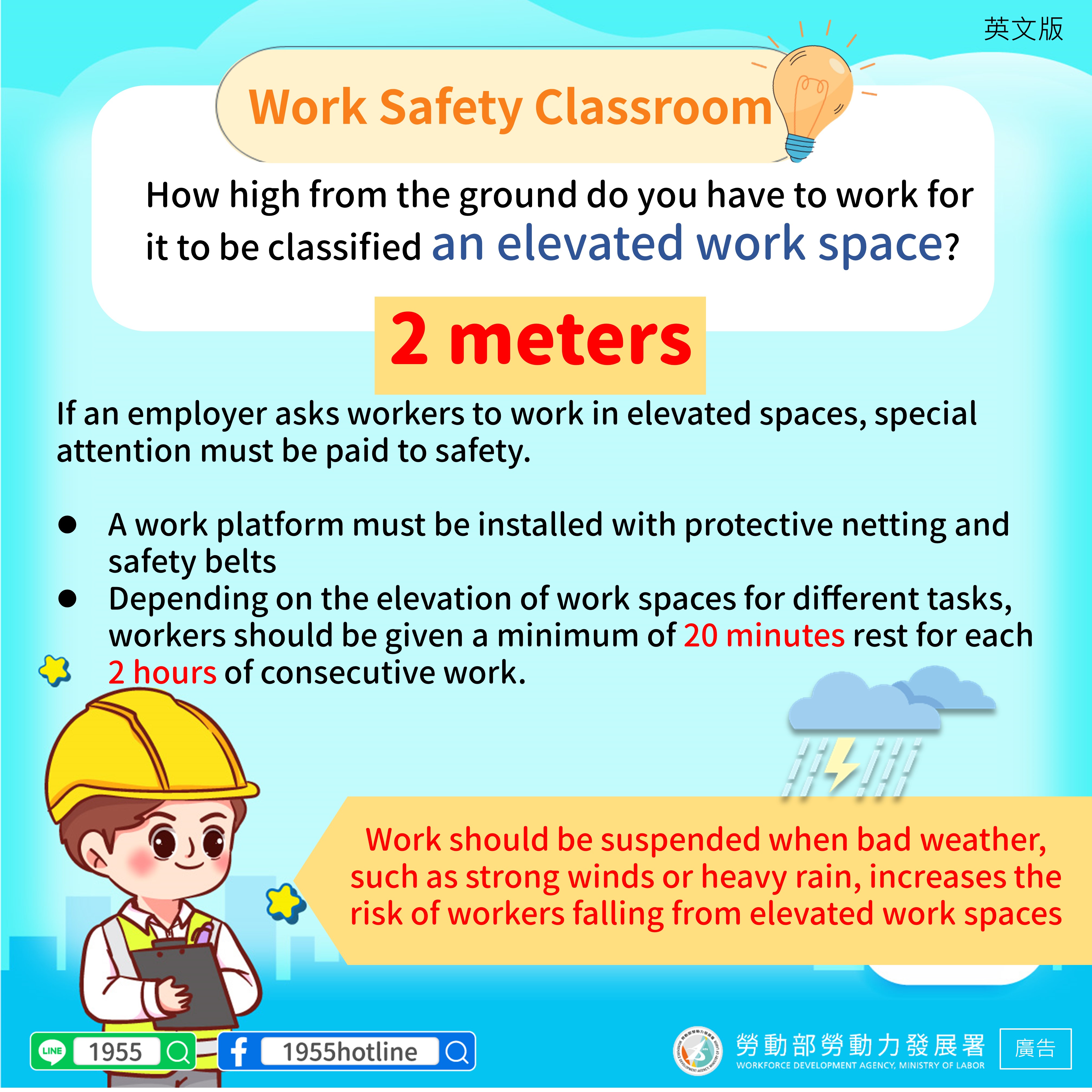 How high from the ground do you have to work for it to be classified an ...